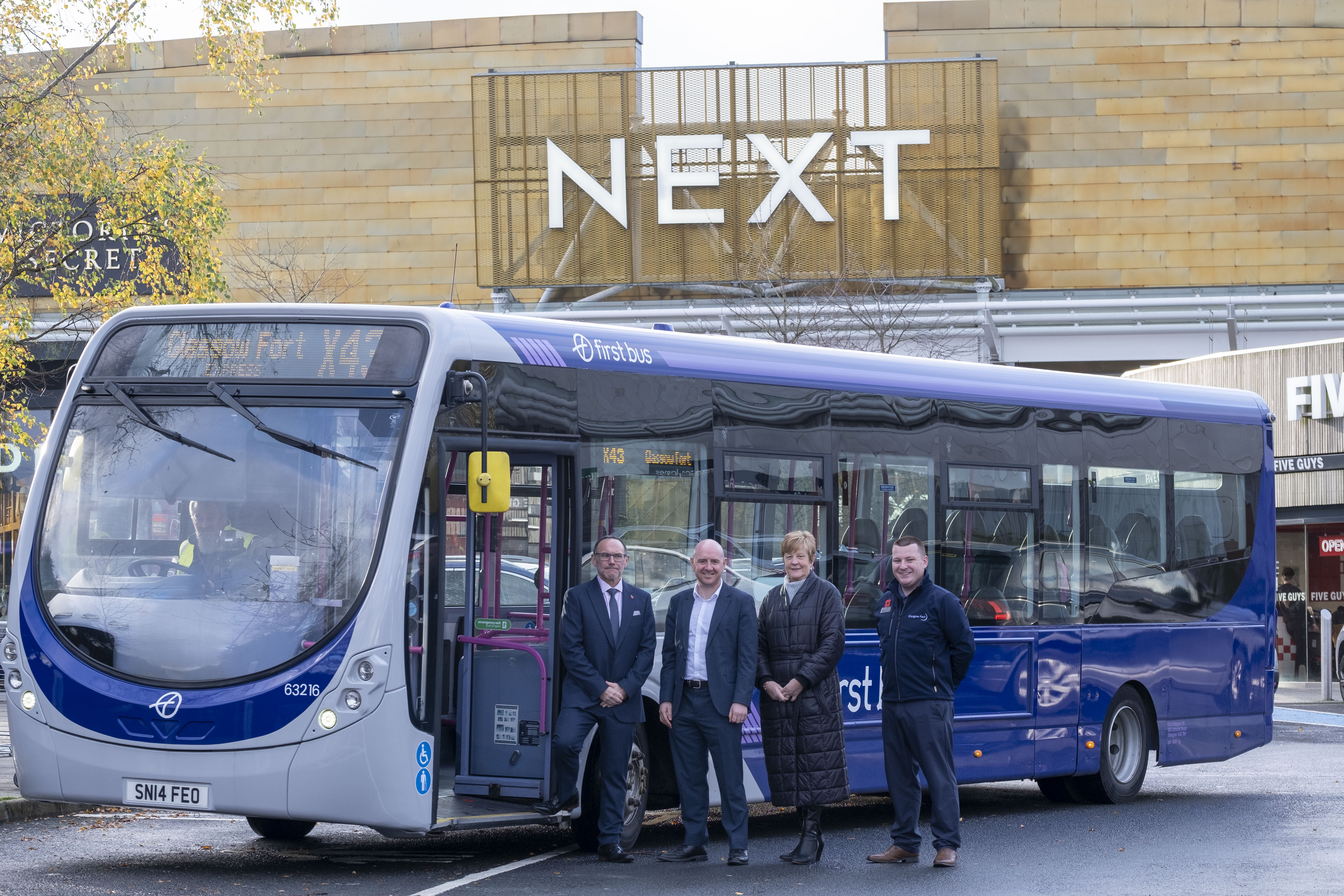 New X43 Express Bus Service Launches at Glasgow Fort - Glasgow Fort