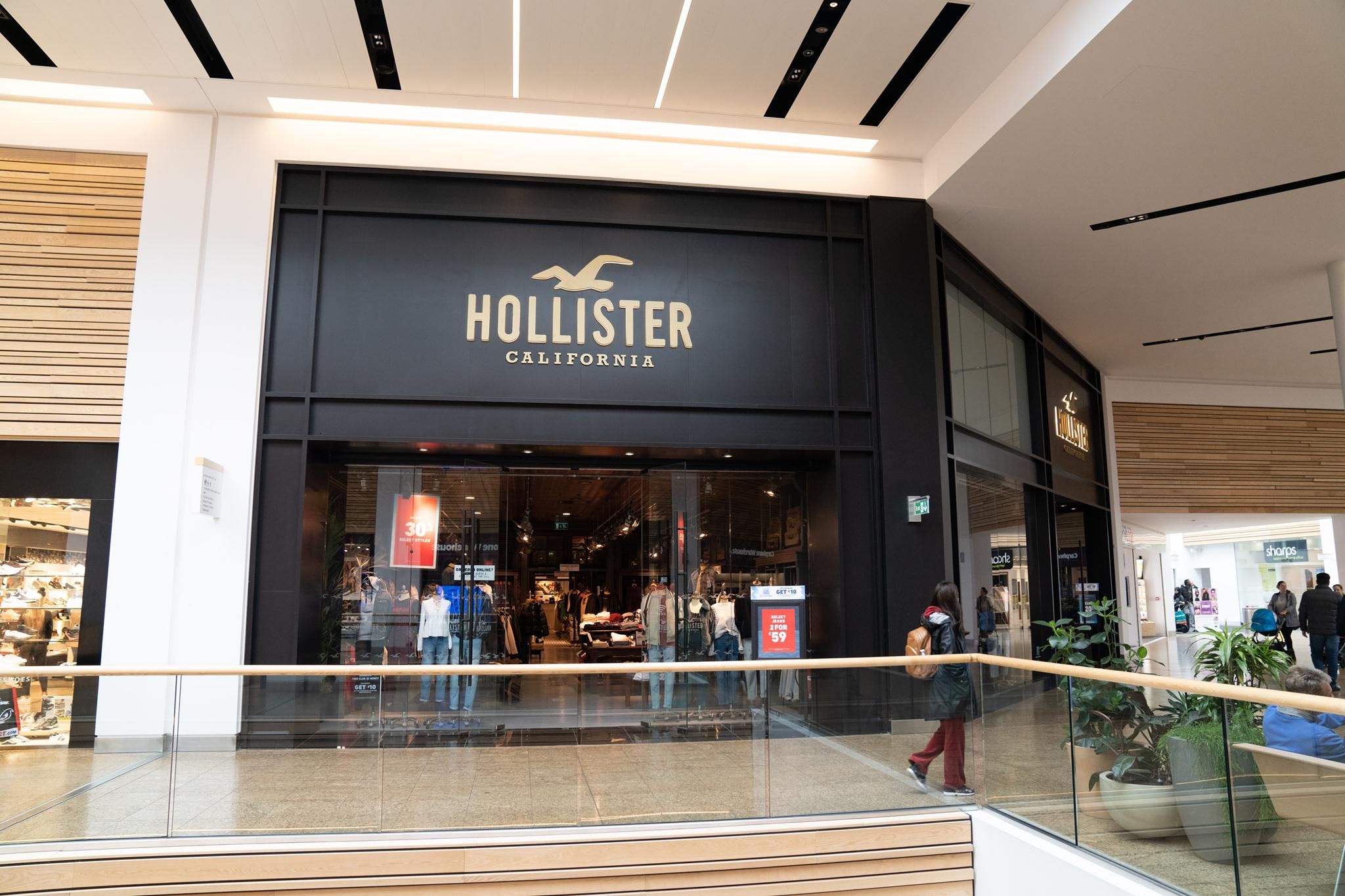 Hollister Sheffield California Fashion Meadowhall Shops