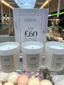 Candles & Oud Any 3 Candles £60 - Meadowhall