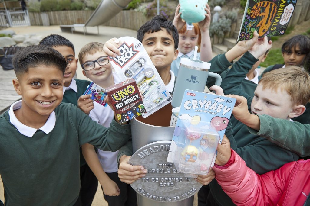 Meadowhall partners with local school to bury time capsule - Meadowhall